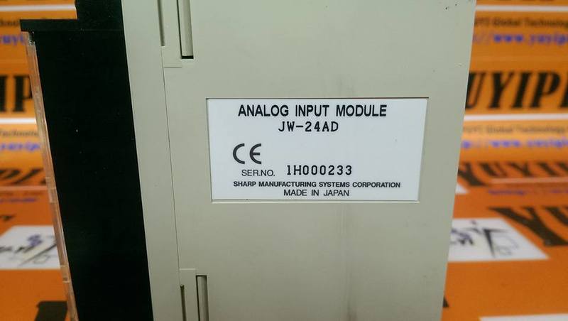 SHARP JW-21CM JW-24AD ANALOG INPUT MODULE - 裕益科技自動化設備可程式編碼器PLC分散式控制系統DCS